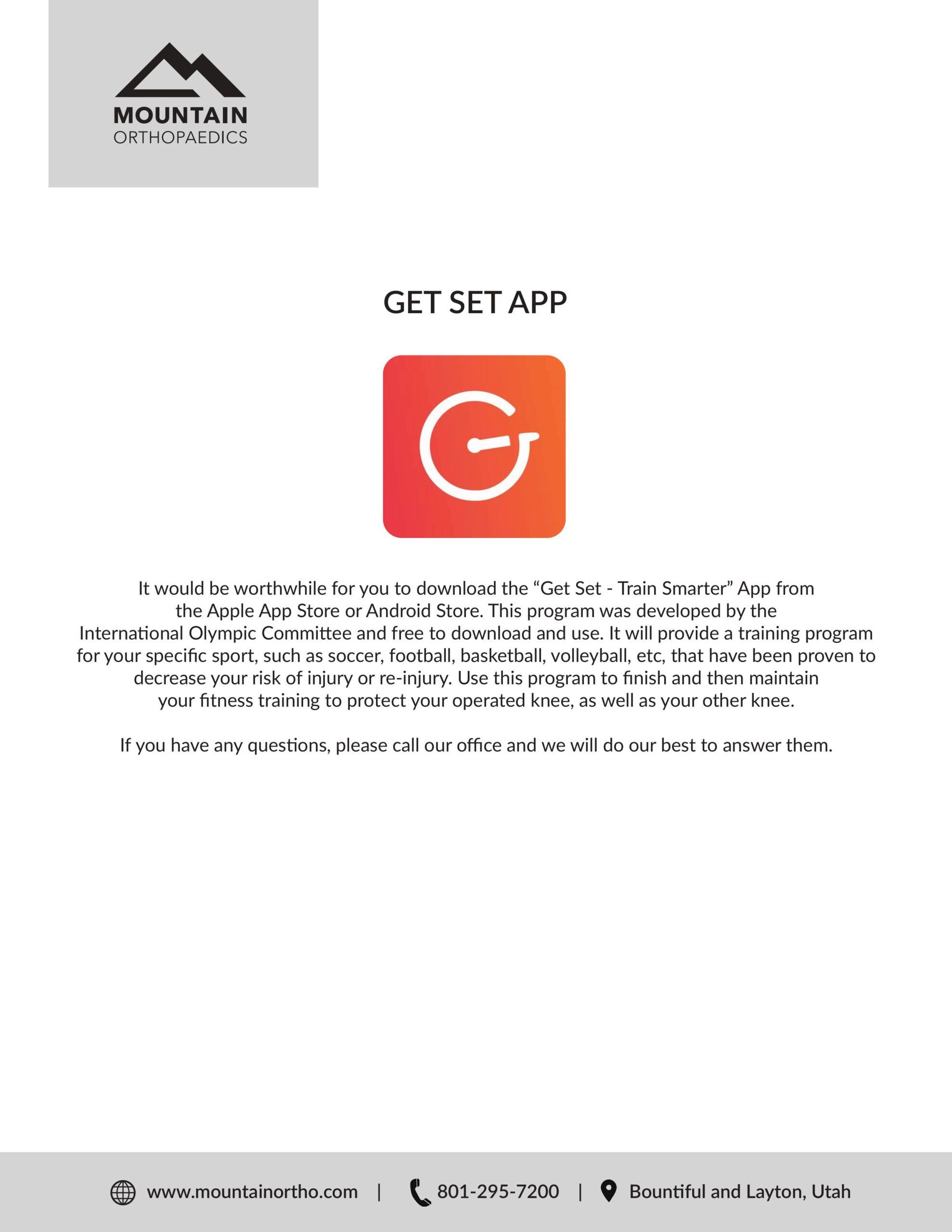 Dr. Murray's Clinical Documents - Mountain Orthopaedics - Bountiful, UT ...